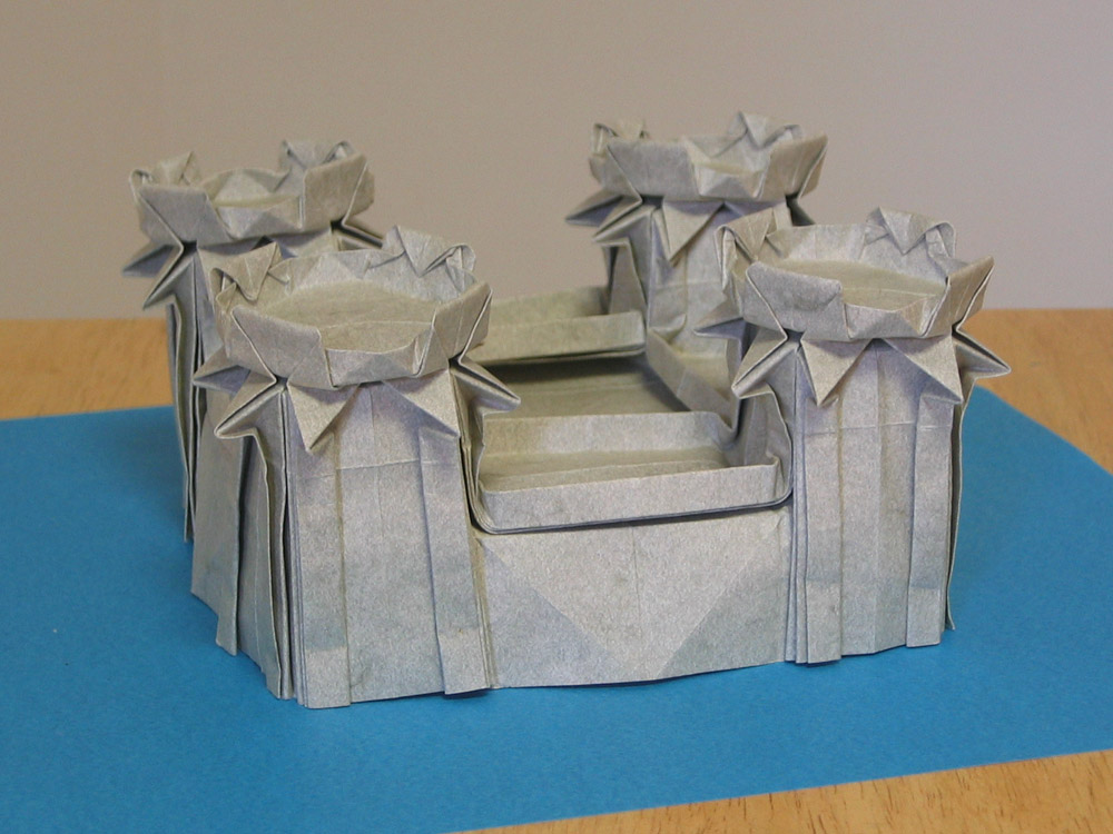 How To Make A Origami Castle The Papercraft Post: Pop Up Castle